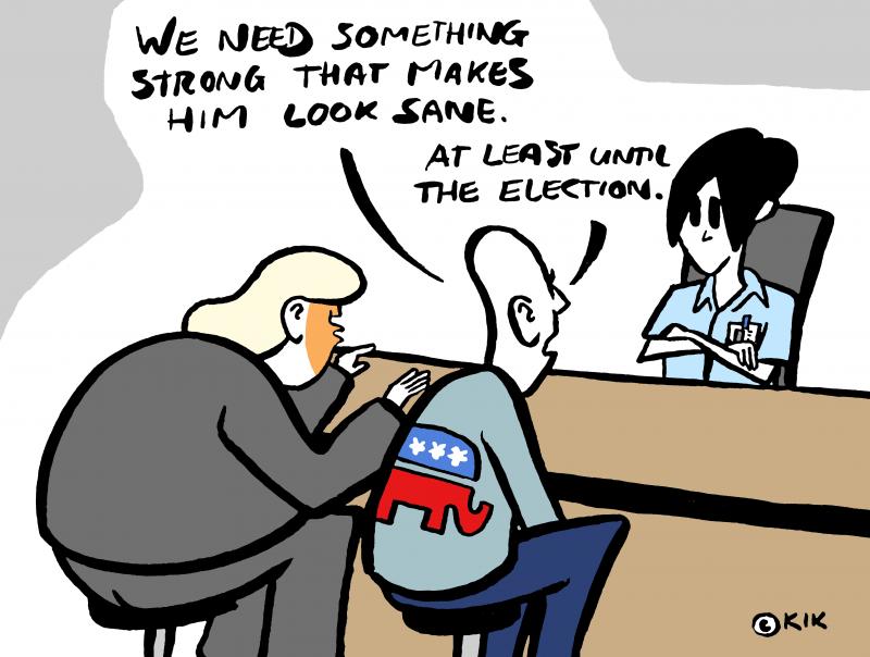Trump needs help | Cartoon Movement